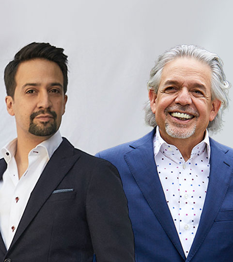 Luis and Lin-Manuel Miranda on null