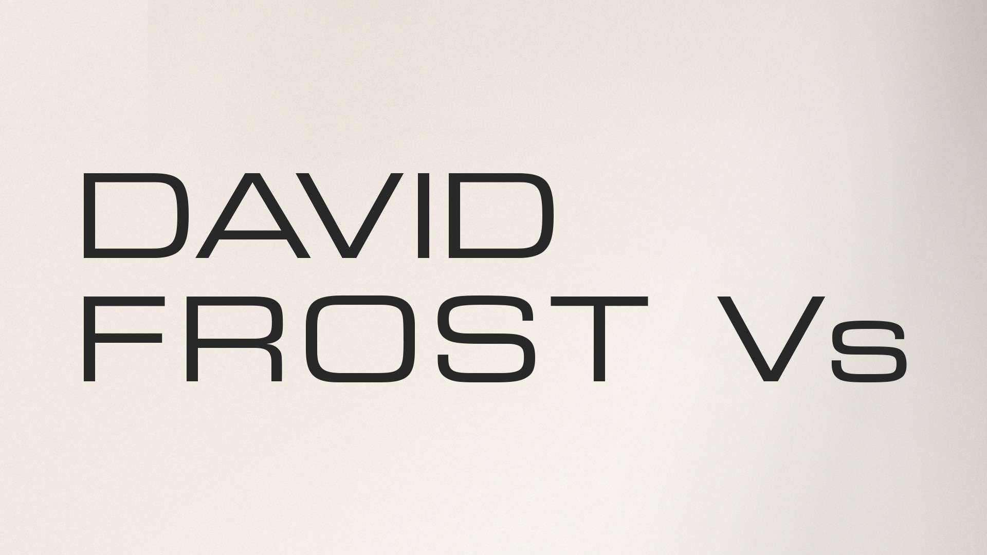 David Frost Vs - NBC.com