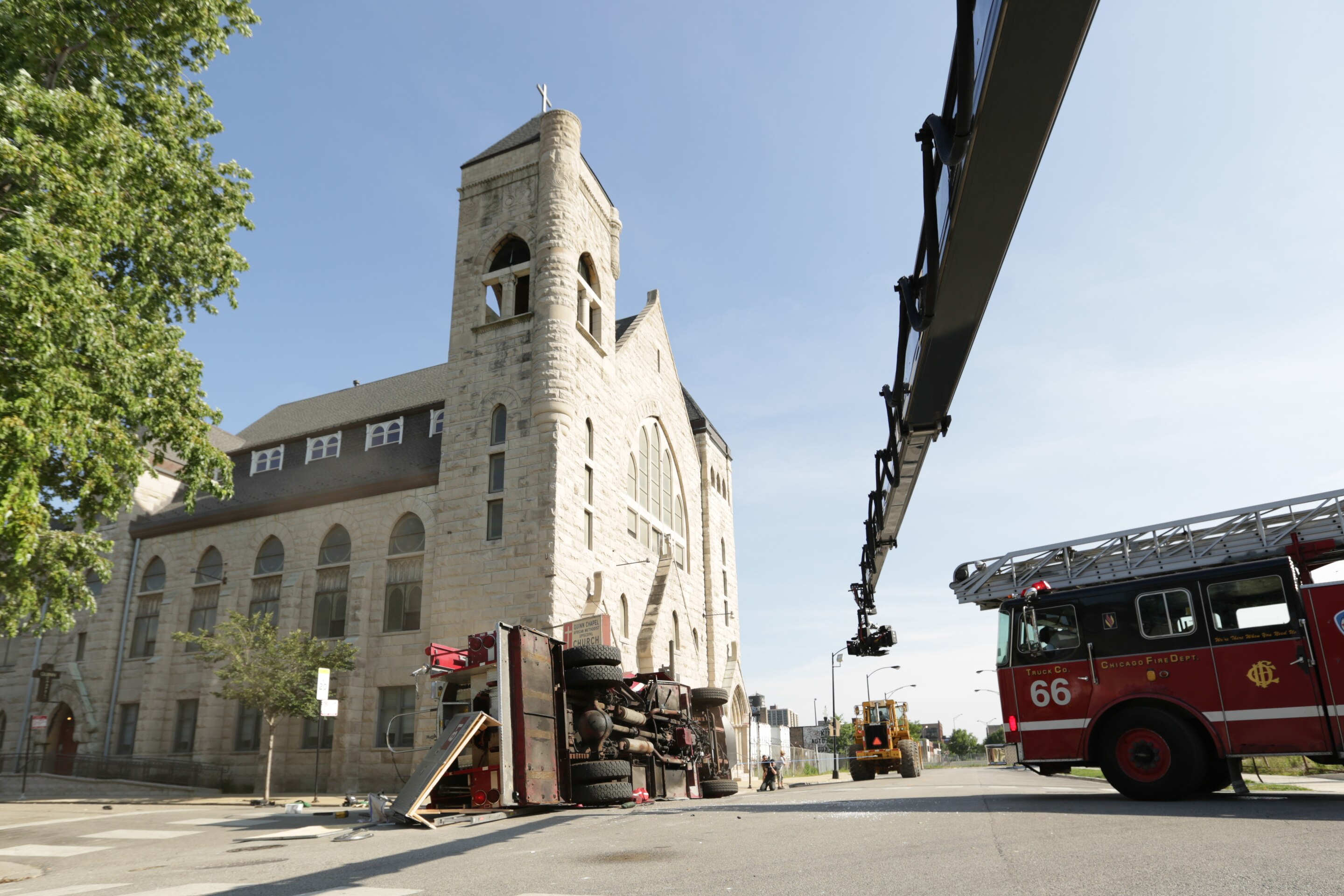 Chicago Fire: Behind the Scenes: Just Drive The Truck Photo: 1957896 ...
