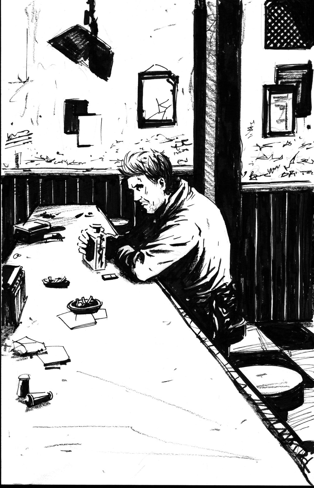 Constantine: Zed's Charcoal Sketches of Constantine Photo: 2050516 ...