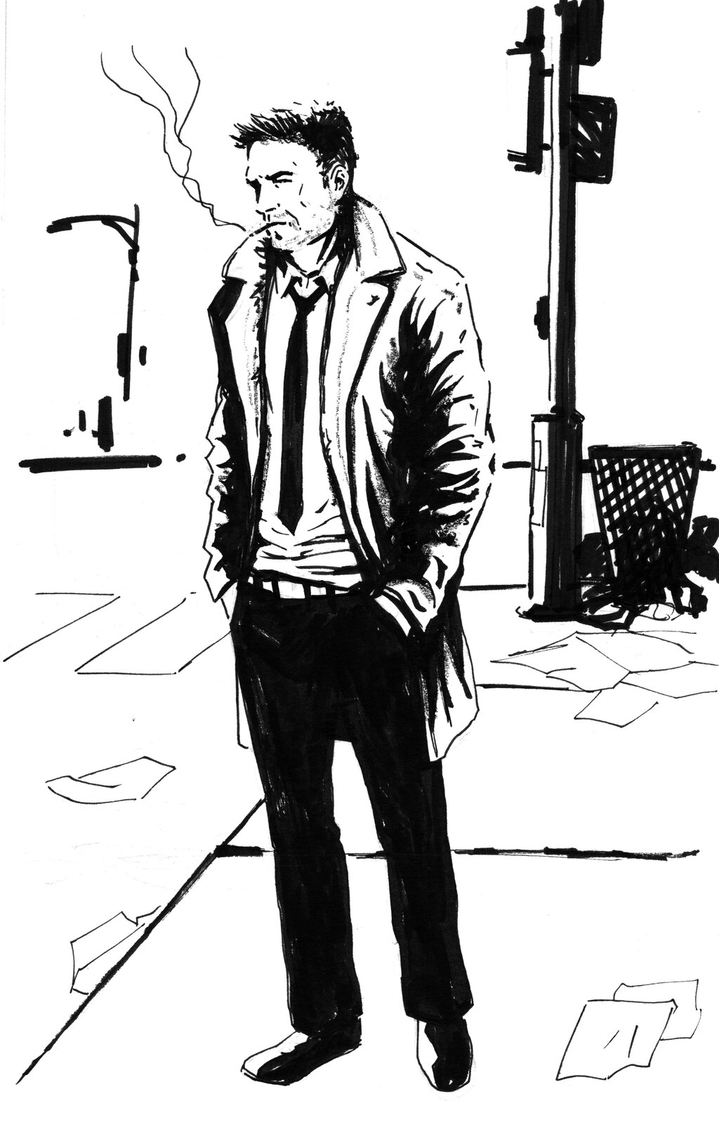 Constantine: Zed's Charcoal Sketches of Constantine Photo: 2050516 ...