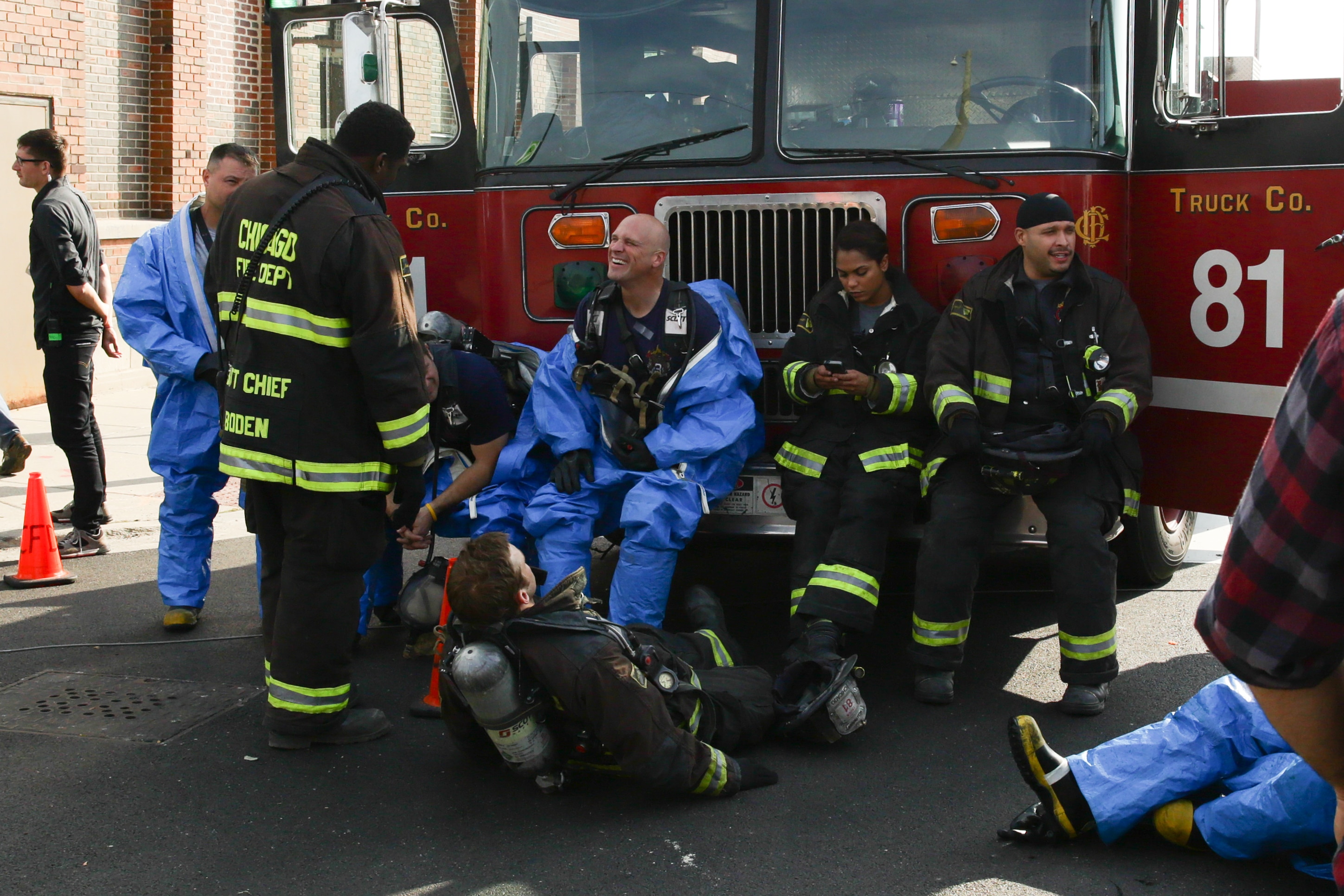 Chicago Fire: Behind the Scenes: Arrest in Transit Photo: 2077266 - NBC.com