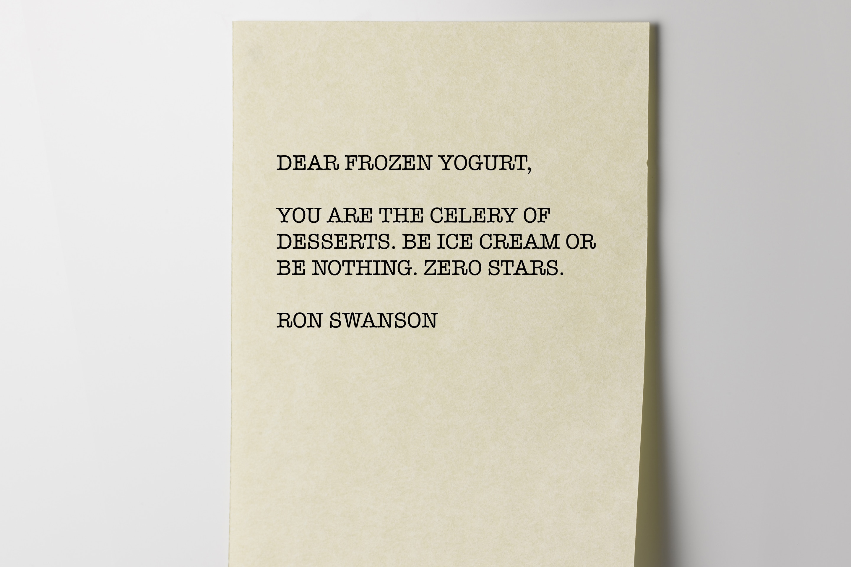 Parks and Recreation: Ron's Letters of Disapproval Photo: 1613306 - NBC.com