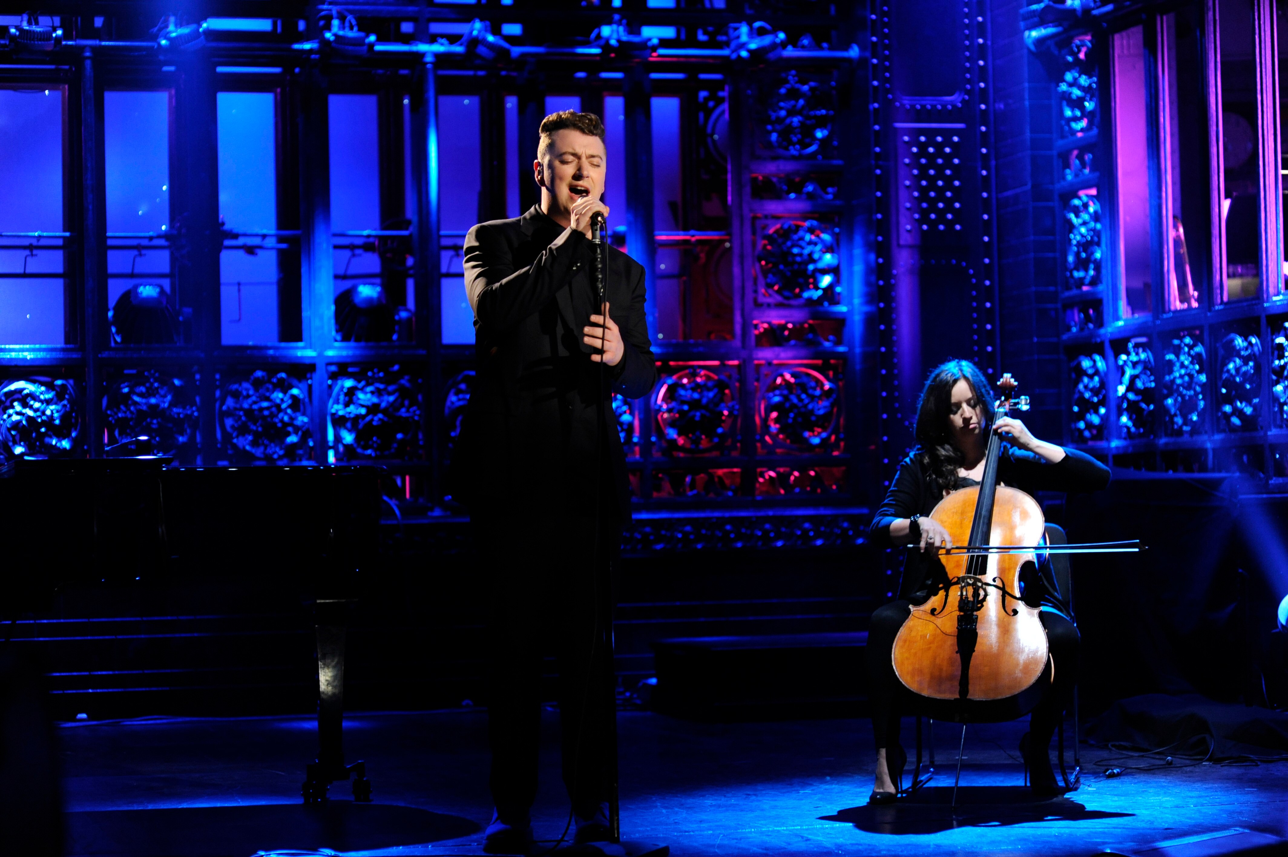 Saturday Night Live: From the Set: Louis C.K. and Sam Smith Photo ...