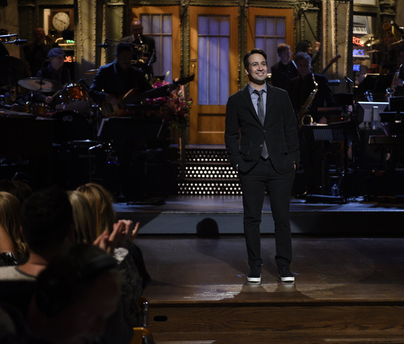 null: From the Set: Lin-Manuel Miranda and Twenty One Pilots Photo ...