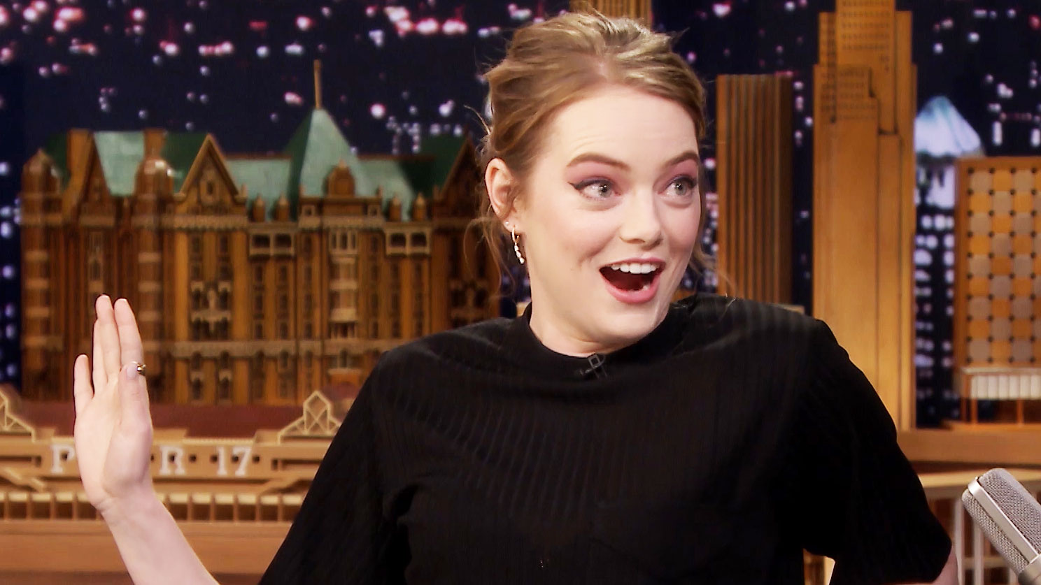 fallon emma stone