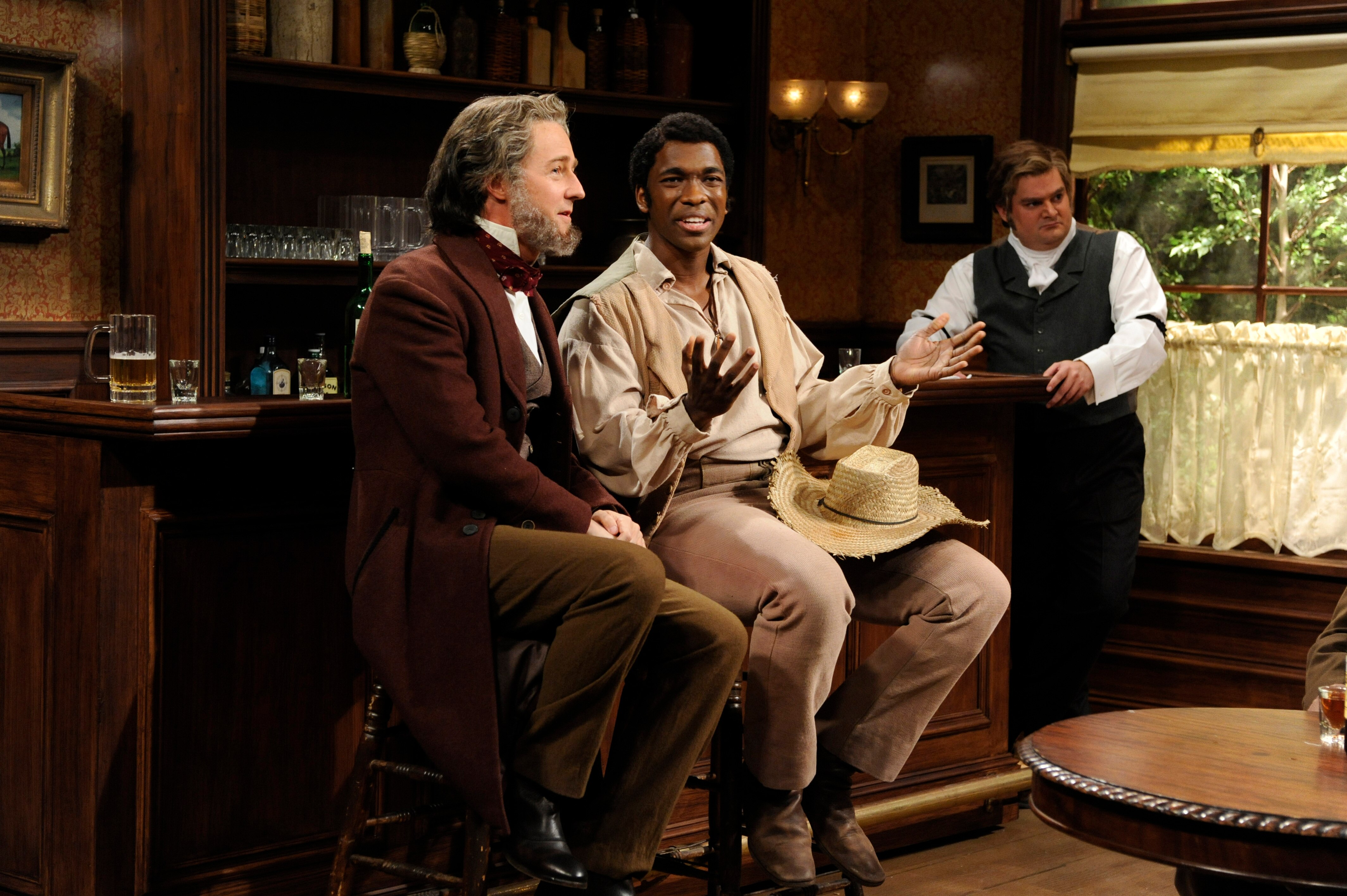 null: From the Set: Edward Norton and Janelle Monae Photo: 145491 - NBC.com