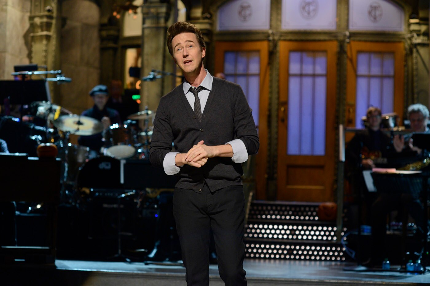 null: From the Set: Edward Norton and Janelle Monae Photo: 145401 - NBC.com