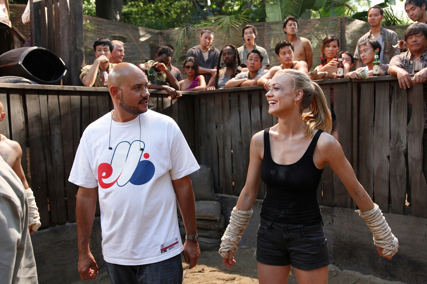 null: Behind the Scenes: Sarah's Fight Scene Photo: 851256 - NBC.com