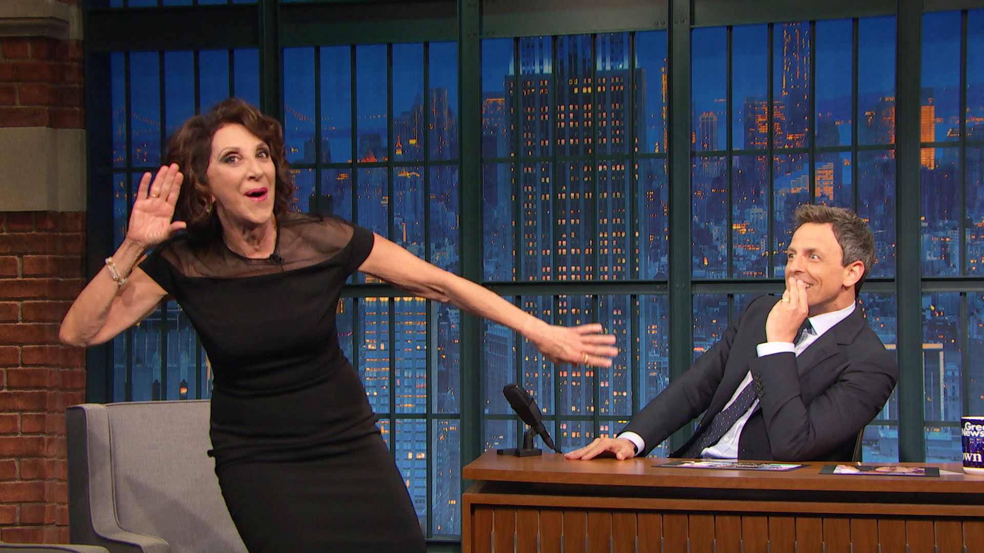 Watch Late Night with Seth Meyers Interview: Andrea Martin Raps a Lin ...