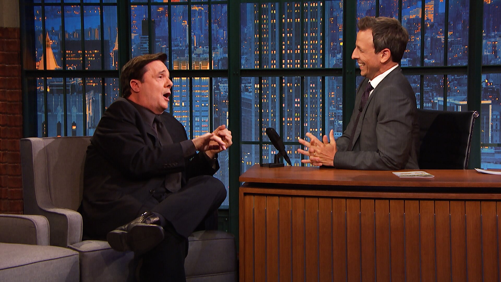 Watch Late Night with Seth Meyers Interview: Nathan Lane on Co-Star ...