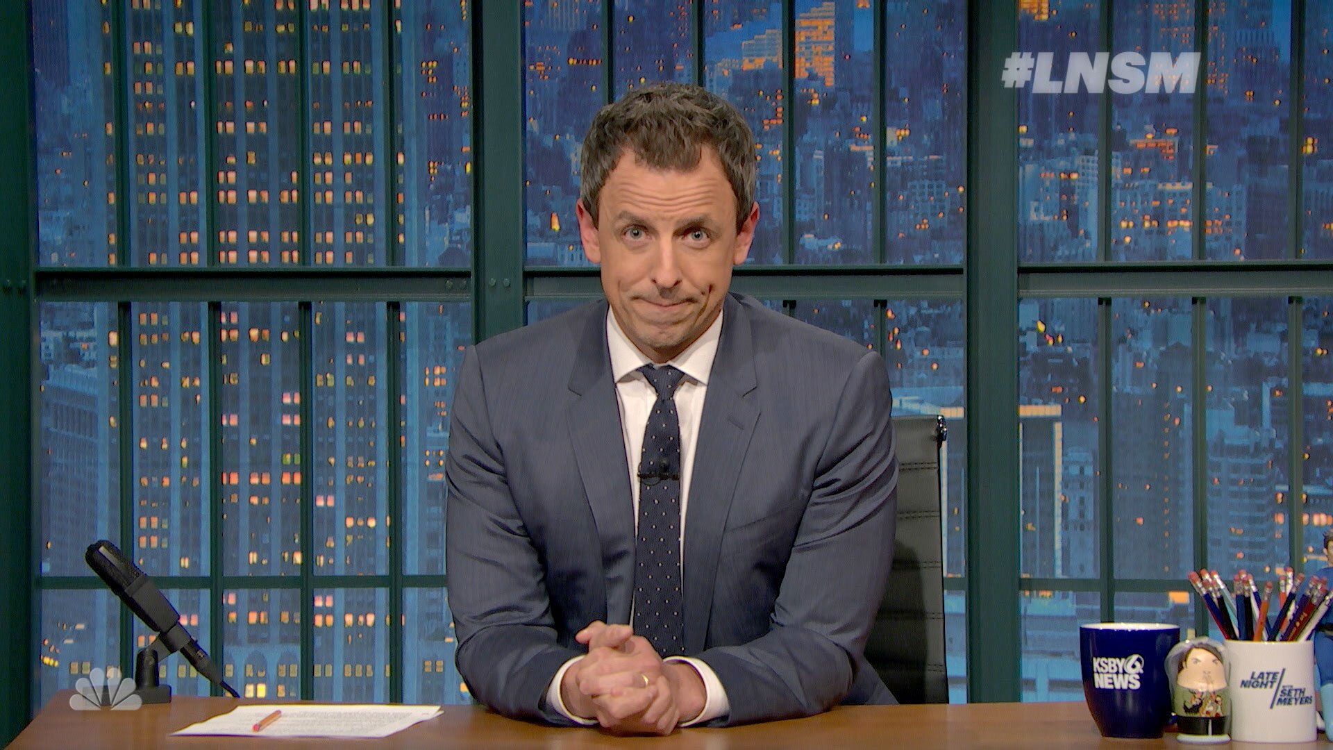 Watch Late Night with Seth Meyers Highlight: Seth Says Goodbye to Garry ...