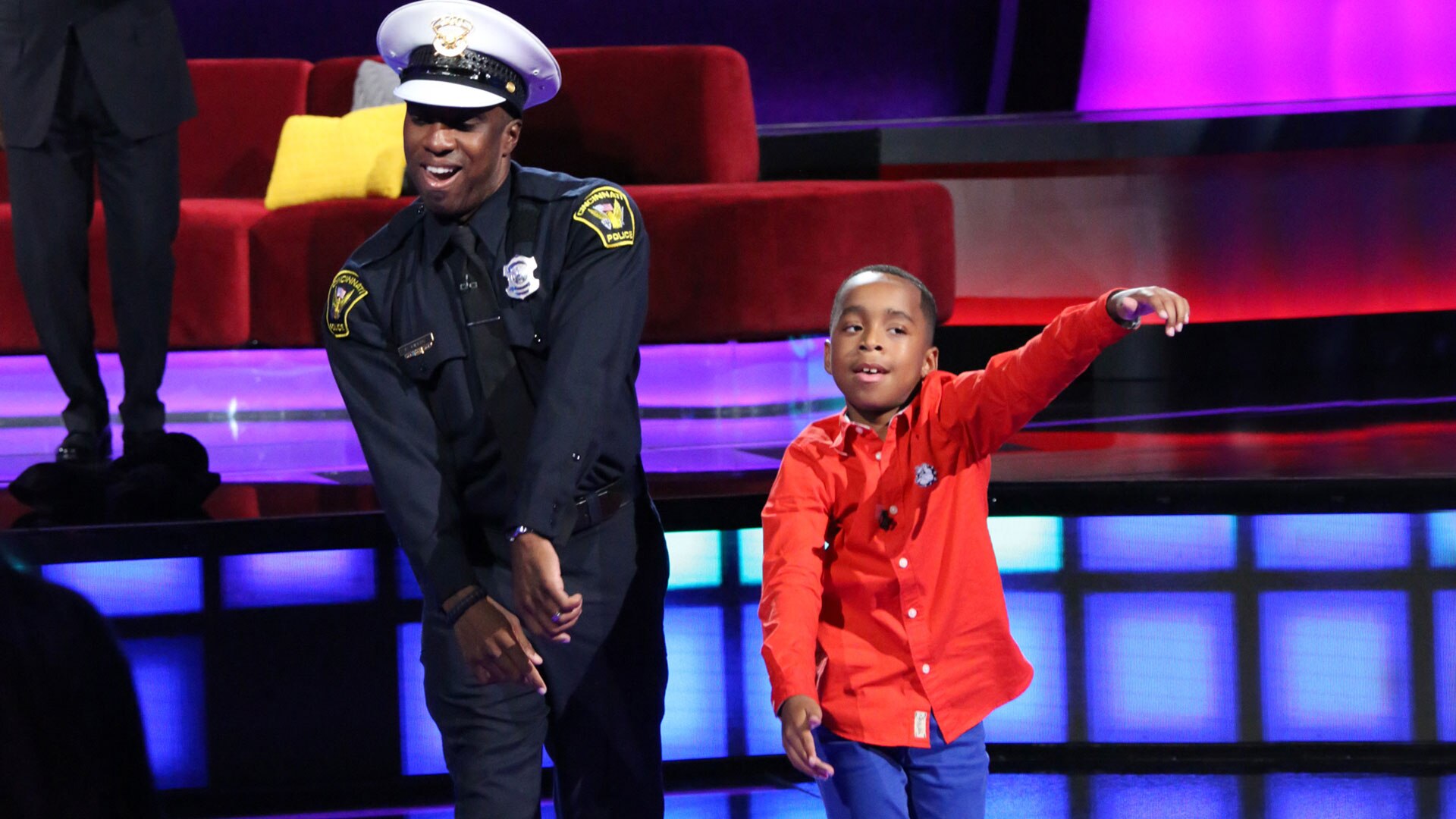 Watch Little Big Shots Highlight: Dance Battle with a Cop - NBC.com