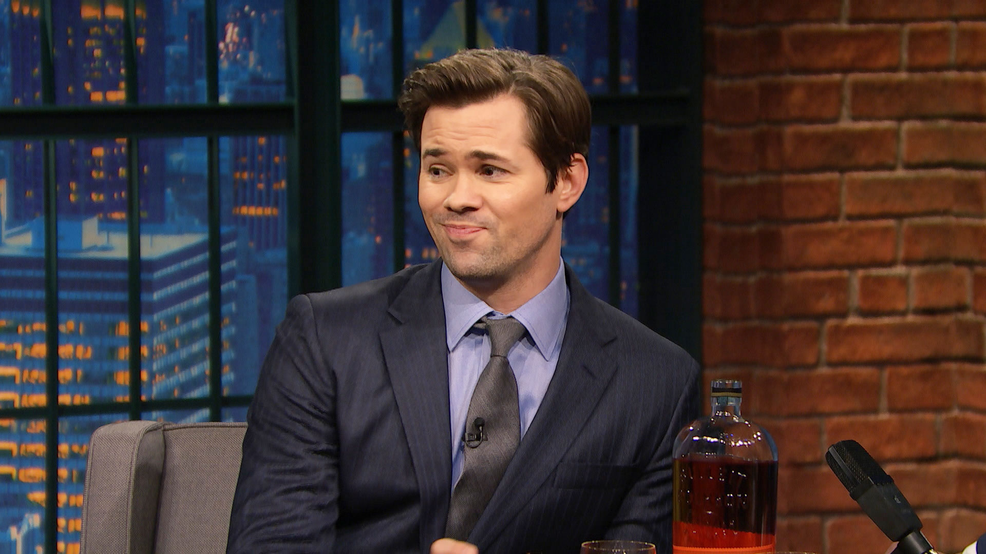 Watch Late Night with Seth Meyers Interview: Andrew Rannells Takes a ...