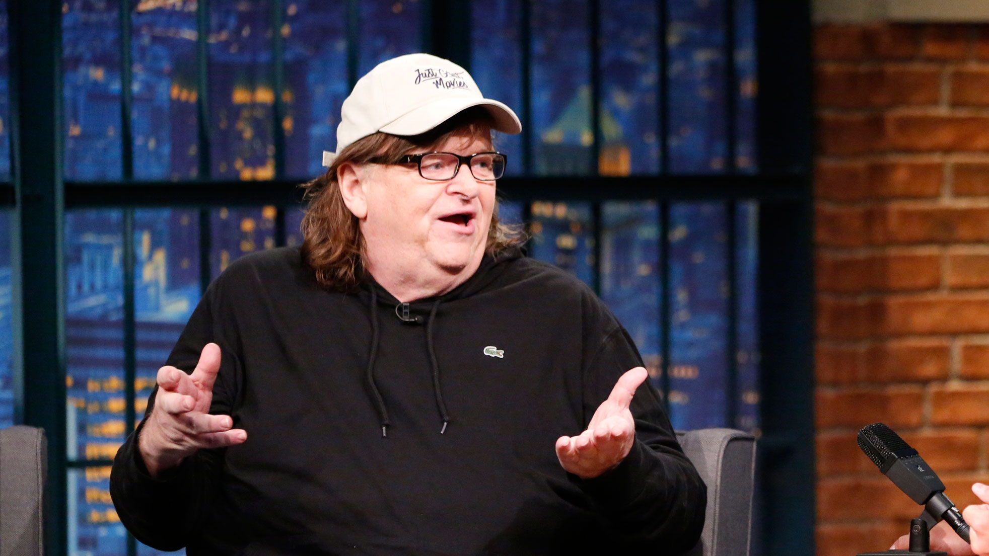 Watch Late Night with Seth Meyers Interview: Michael Moore Interview ...