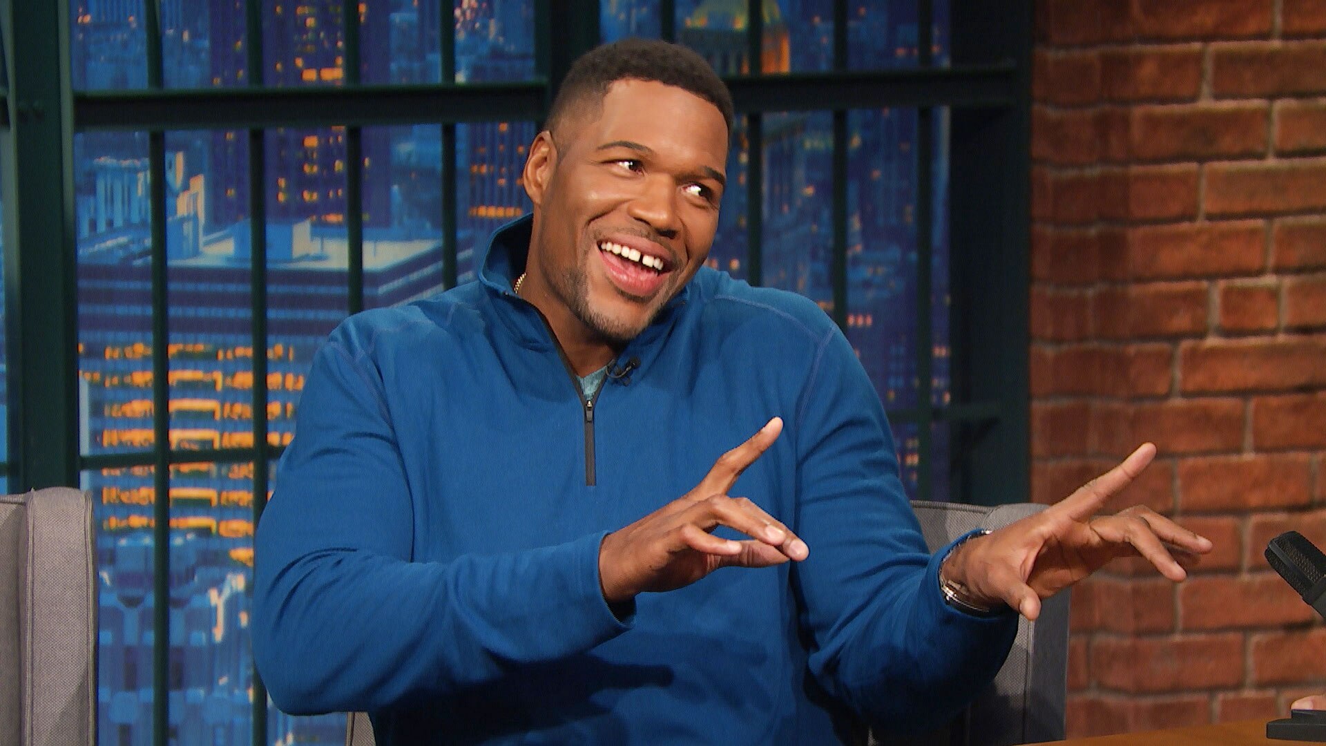Watch Late Night with Seth Meyers Interview: Michael Strahan Talks ...
