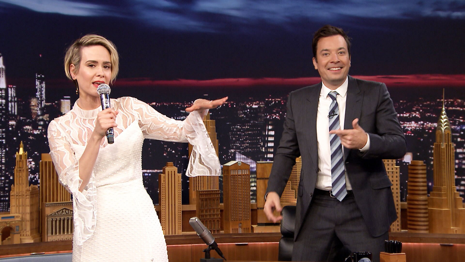 Watch The Tonight Show Starring Jimmy Fallon Interview: Sarah Paulson ...