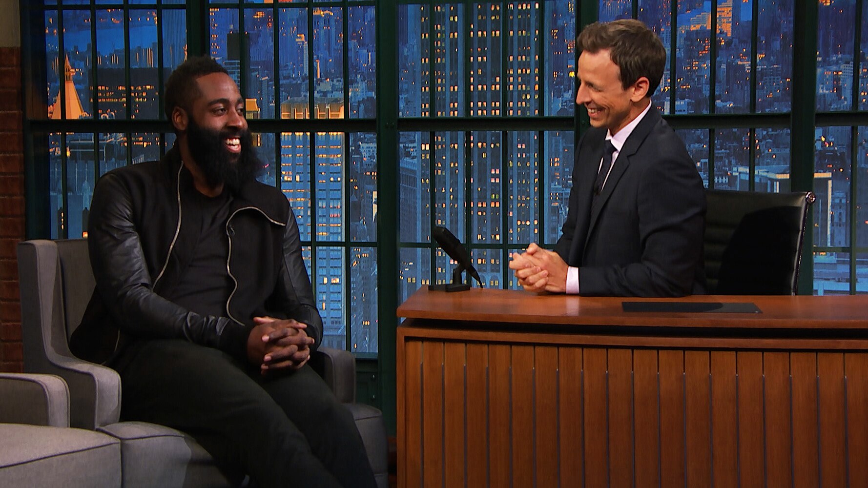 Watch Late Night with Seth Meyers Interview: James Harden Interview ...