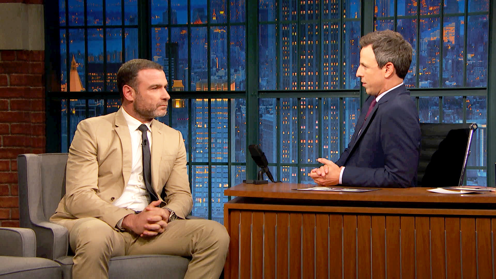 Watch Late Night with Seth Meyers Episode: Liev Schreiber, Cheryl Hines ...