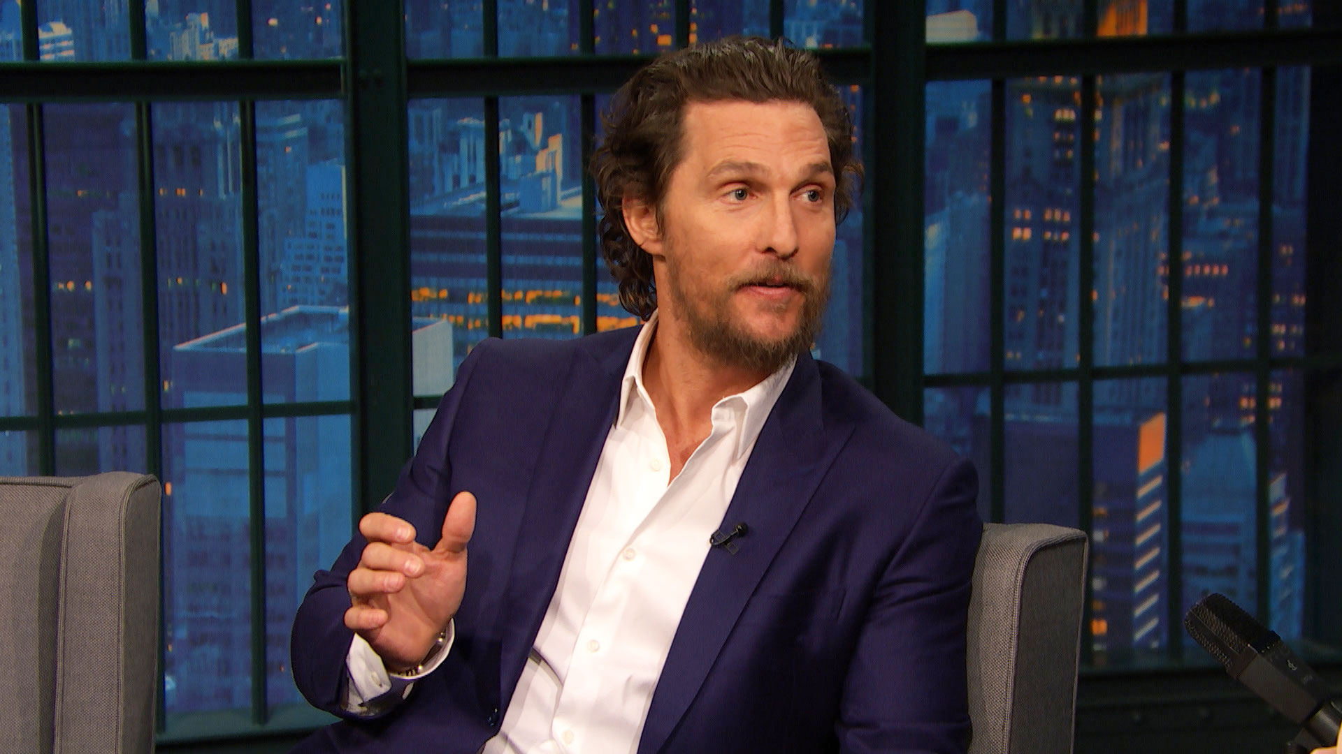 Watch Late Night with Seth Meyers Interview: Matthew McConaughey Shady ...