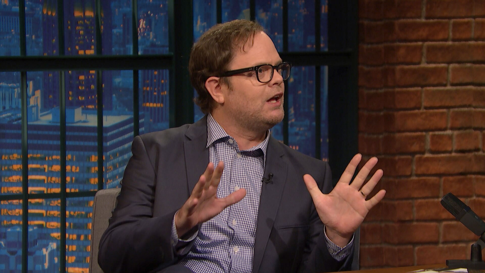 Watch Late Night with Seth Meyers Interview: Rainn Wilson: How He ...