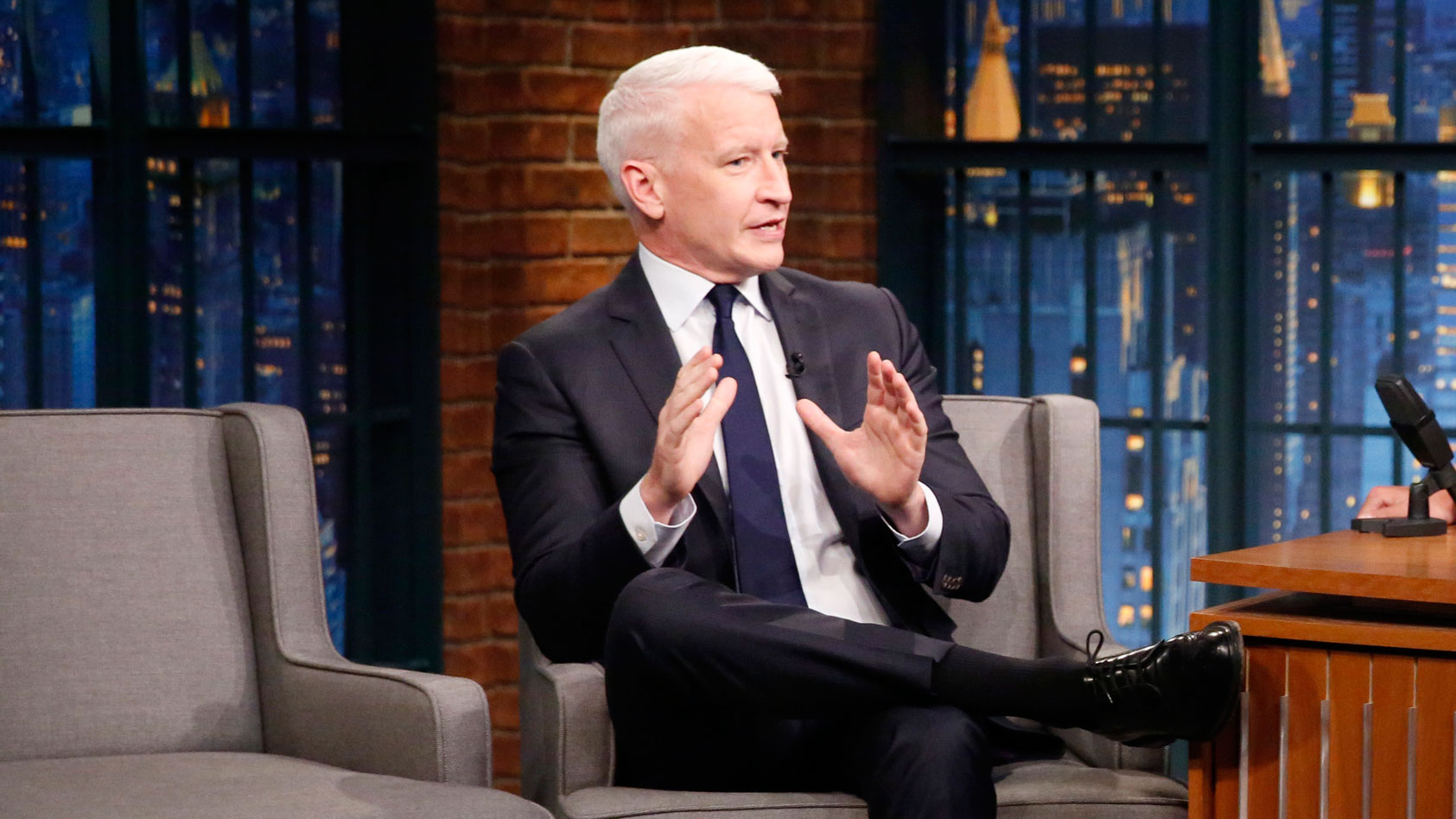 Watch Late Night with Seth Meyers Interview: Anderson Cooper Talks ...