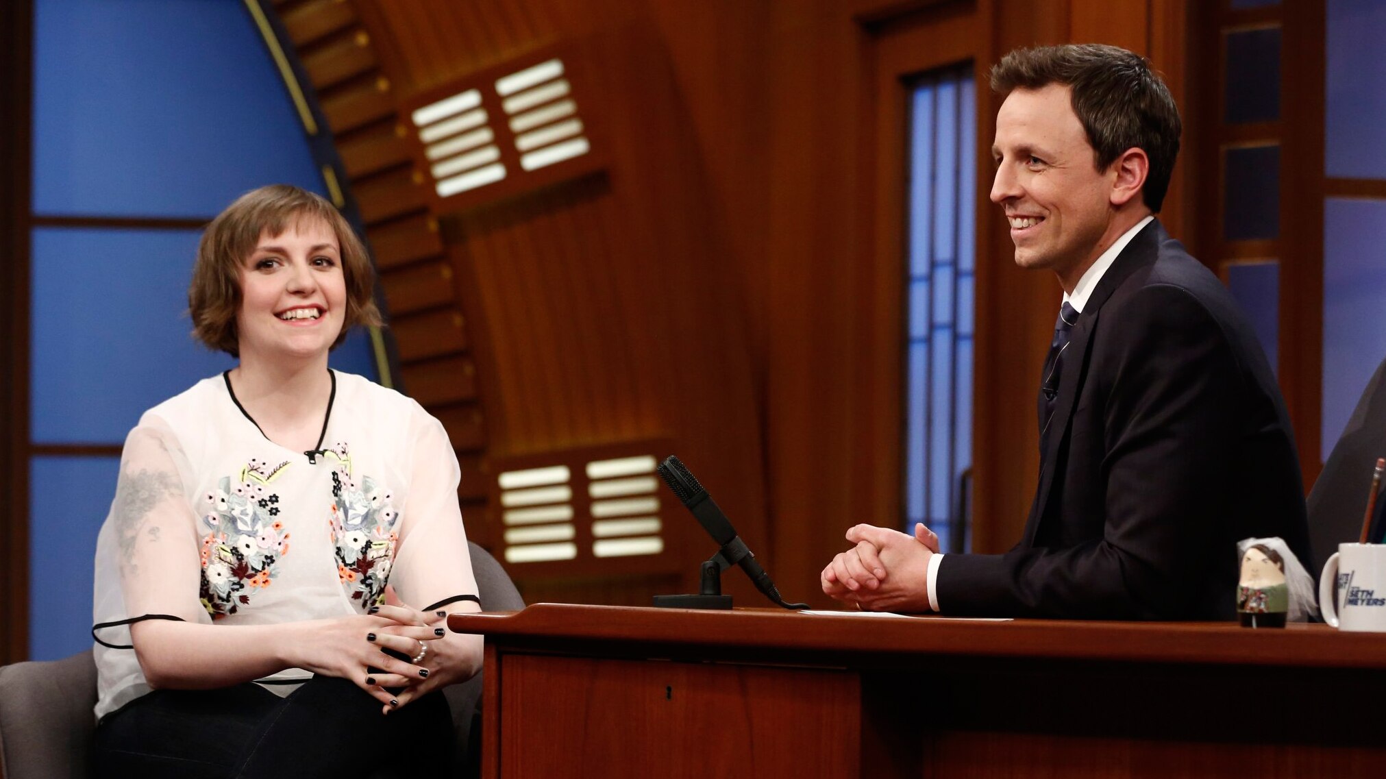 Watch Late Night with Seth Meyers Interview: Lena Dunham Interview ...