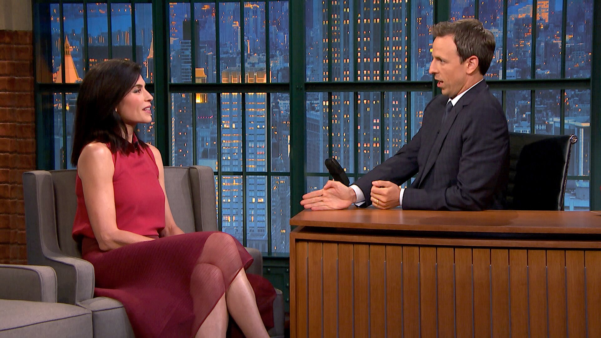 Watch Late Night with Seth Meyers Episode: Julianna Margulies, Viggo ...