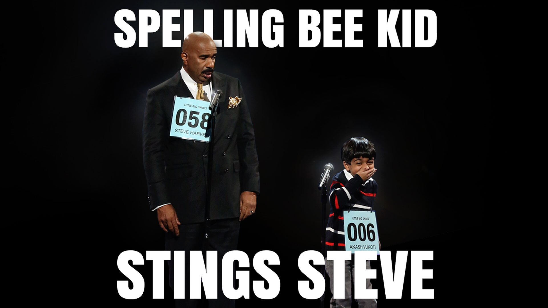 Watch Little Big Shots Sneak Peek: Spelling Bee Kid Stings Steve - NBC.com
