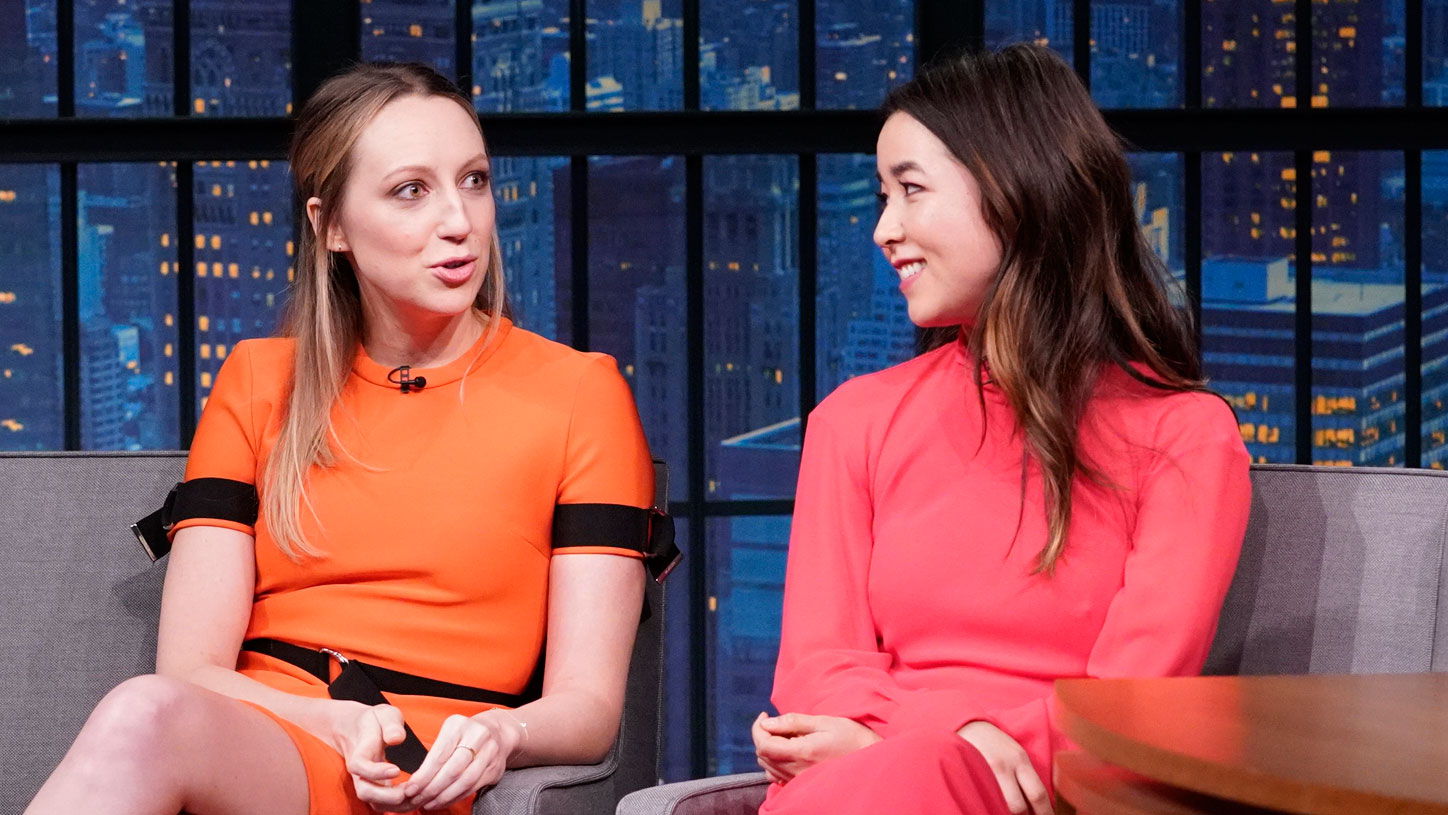 Watch Late Night with Seth Meyers Interview: Anna Konkle and Maya ...