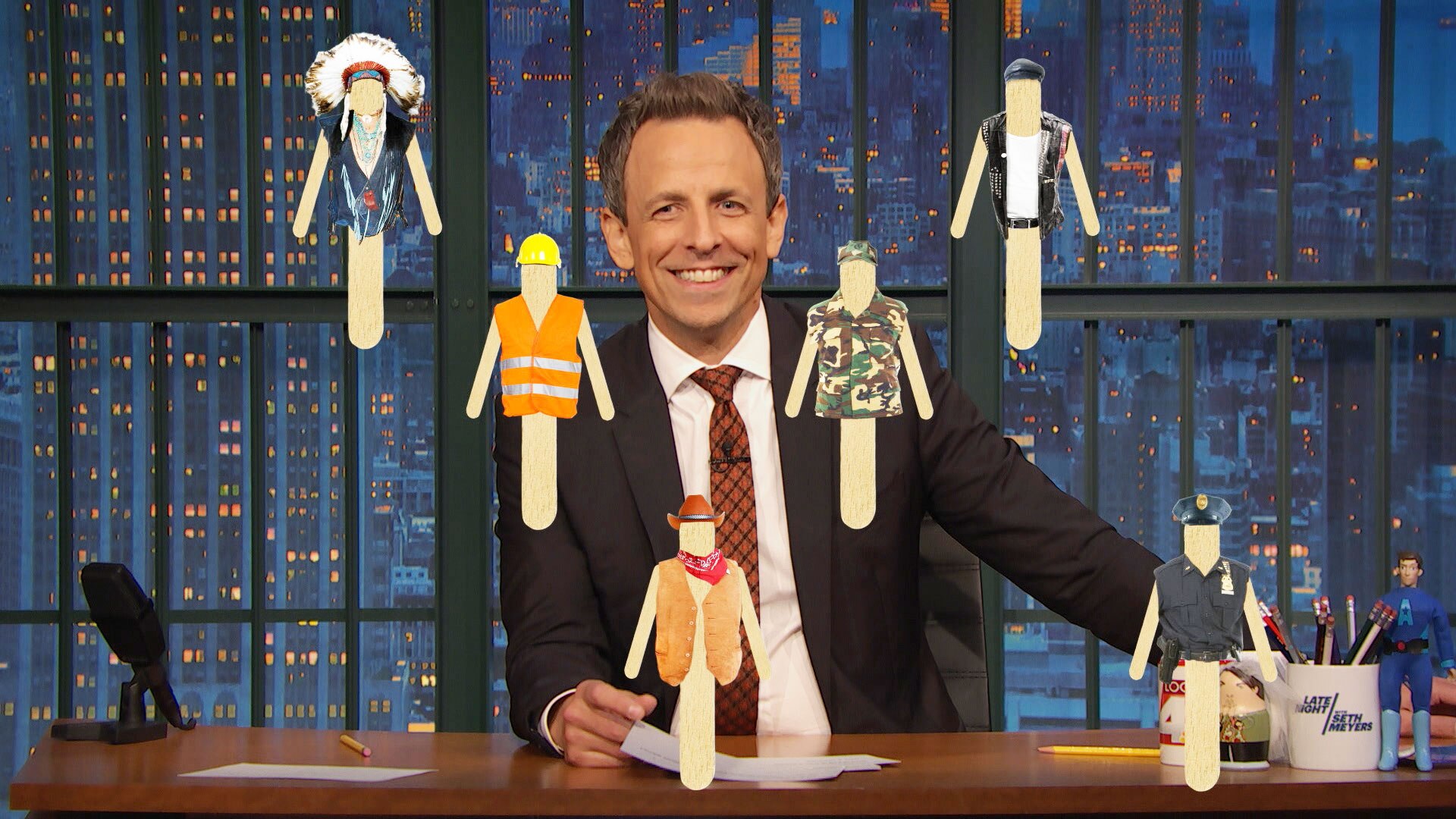 Watch Late Night with Seth Meyers Highlight: Popsicle Schtick: Les ...