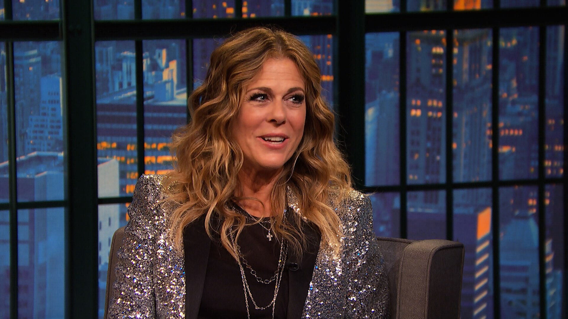 Watch Late Night with Seth Meyers Interview: Rita Wilson Interview ...