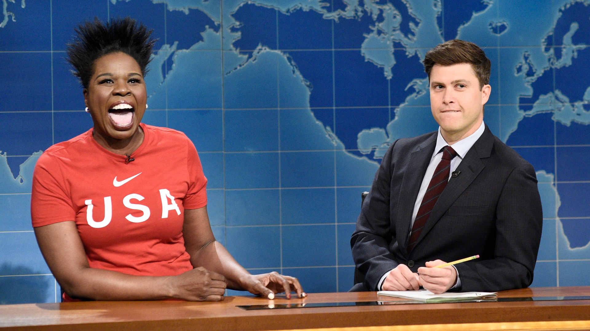 Watch Saturday Night Live Highlight: Weekend Update: Leslie Jones on ...