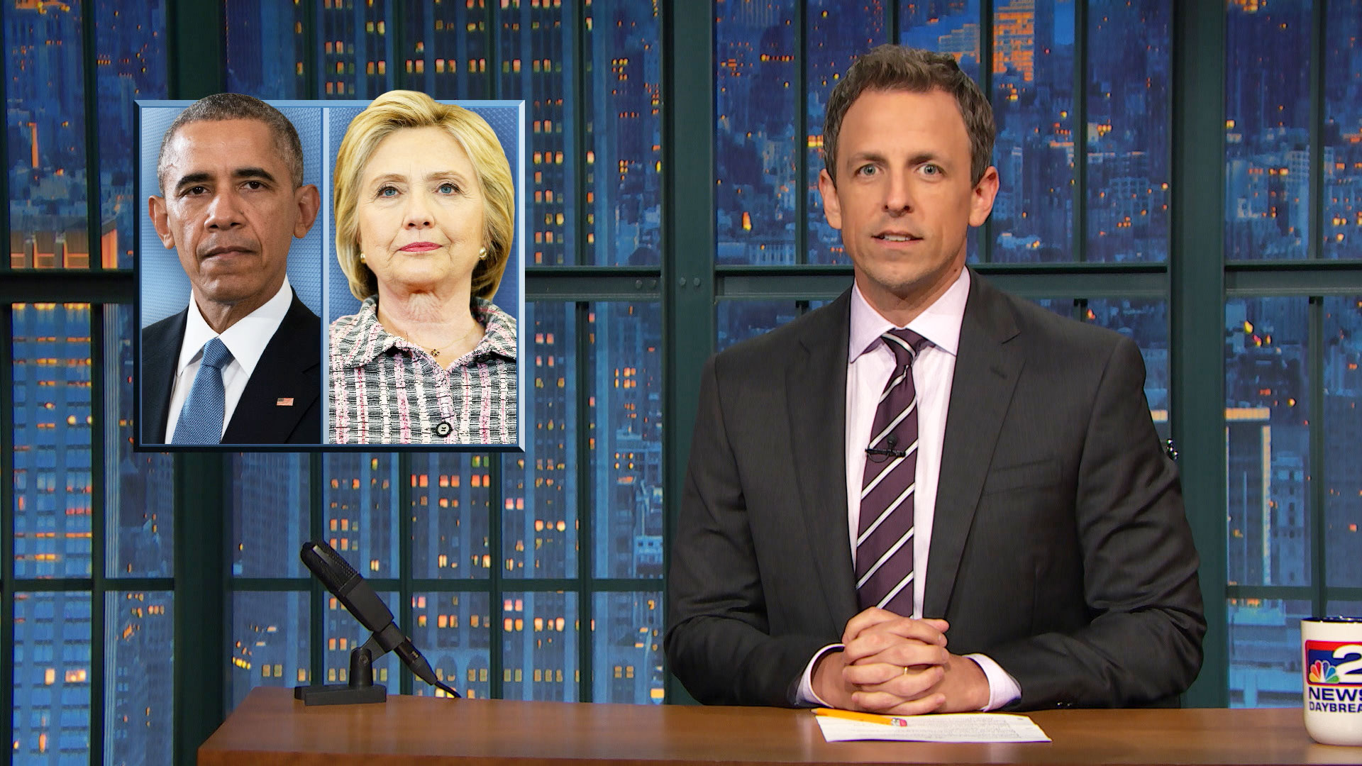 Watch Late Night with Seth Meyers Highlight: Obama Endorses Hillary ...