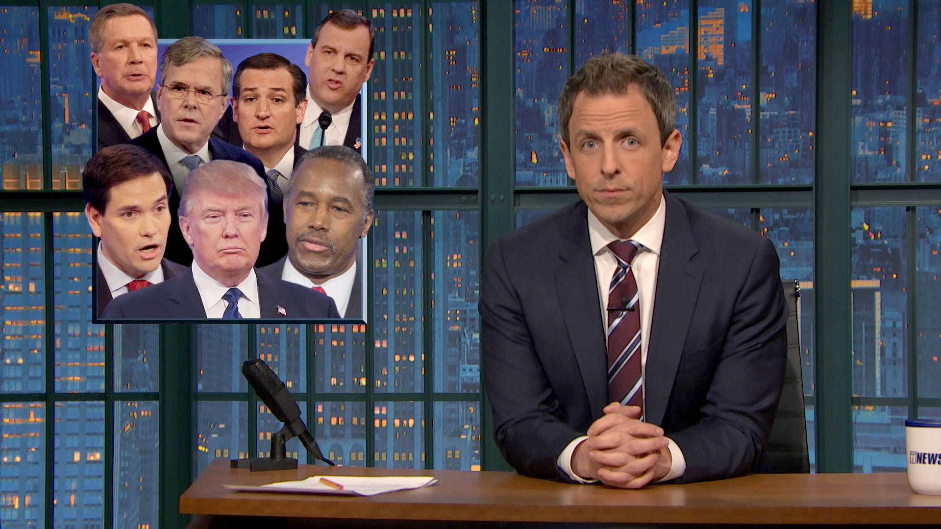 Watch Late Night with Seth Meyers Highlight: GOP Debate Antics: A ...
