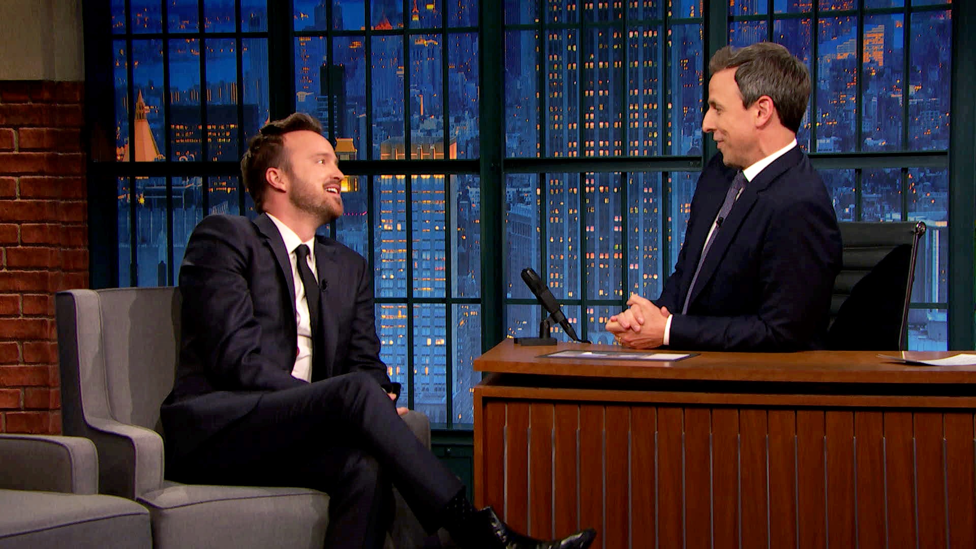 Watch Late Night with Seth Meyers Episode: Aaron Paul, Gilbert ...