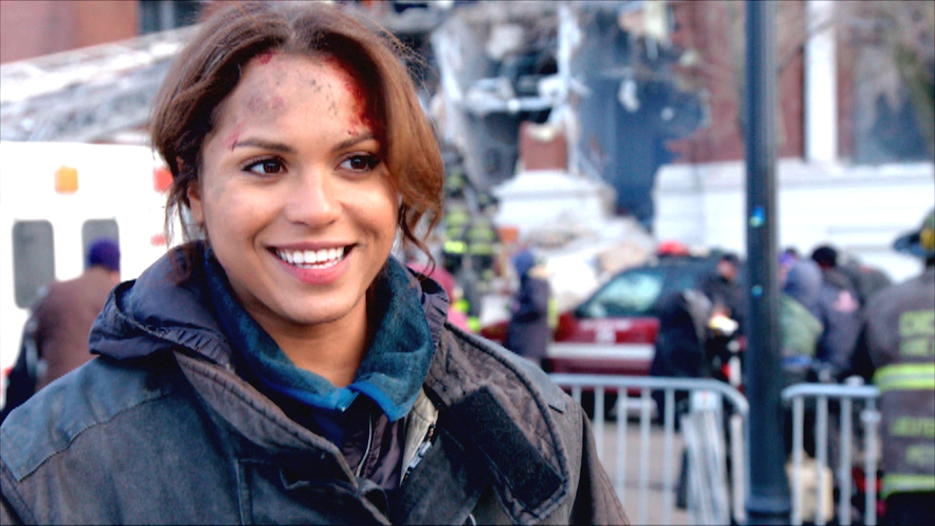 Watch Chicago Fire Interview: Monica Raymund: Both Worlds Come Together ...