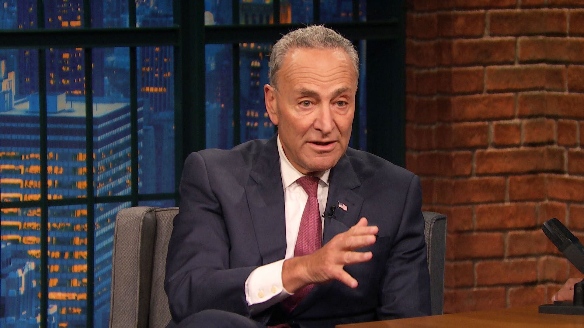 Watch Late Night with Seth Meyers Interview: Senator Chuck Schumer ...