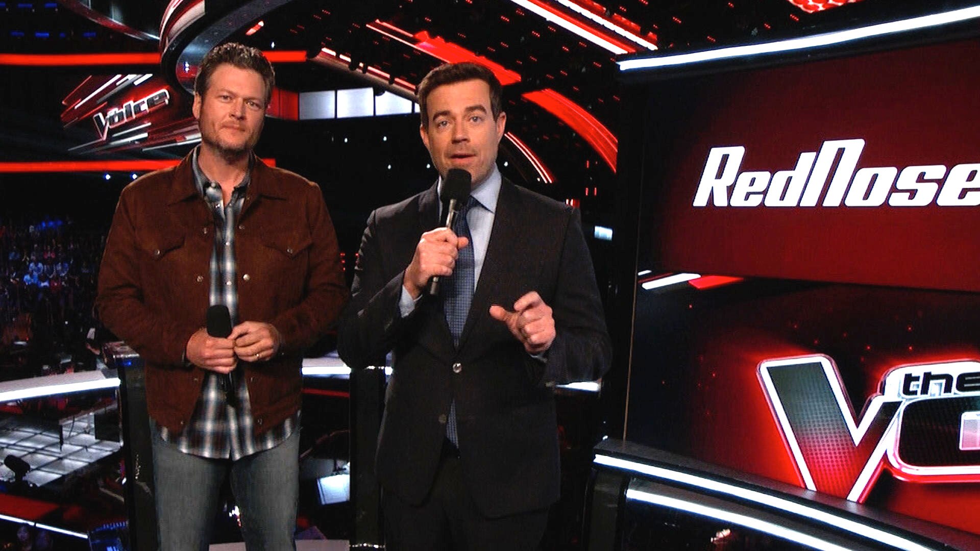 Watch The Voice Web Exclusive: Blake's Red Nose Charity - NBC.com