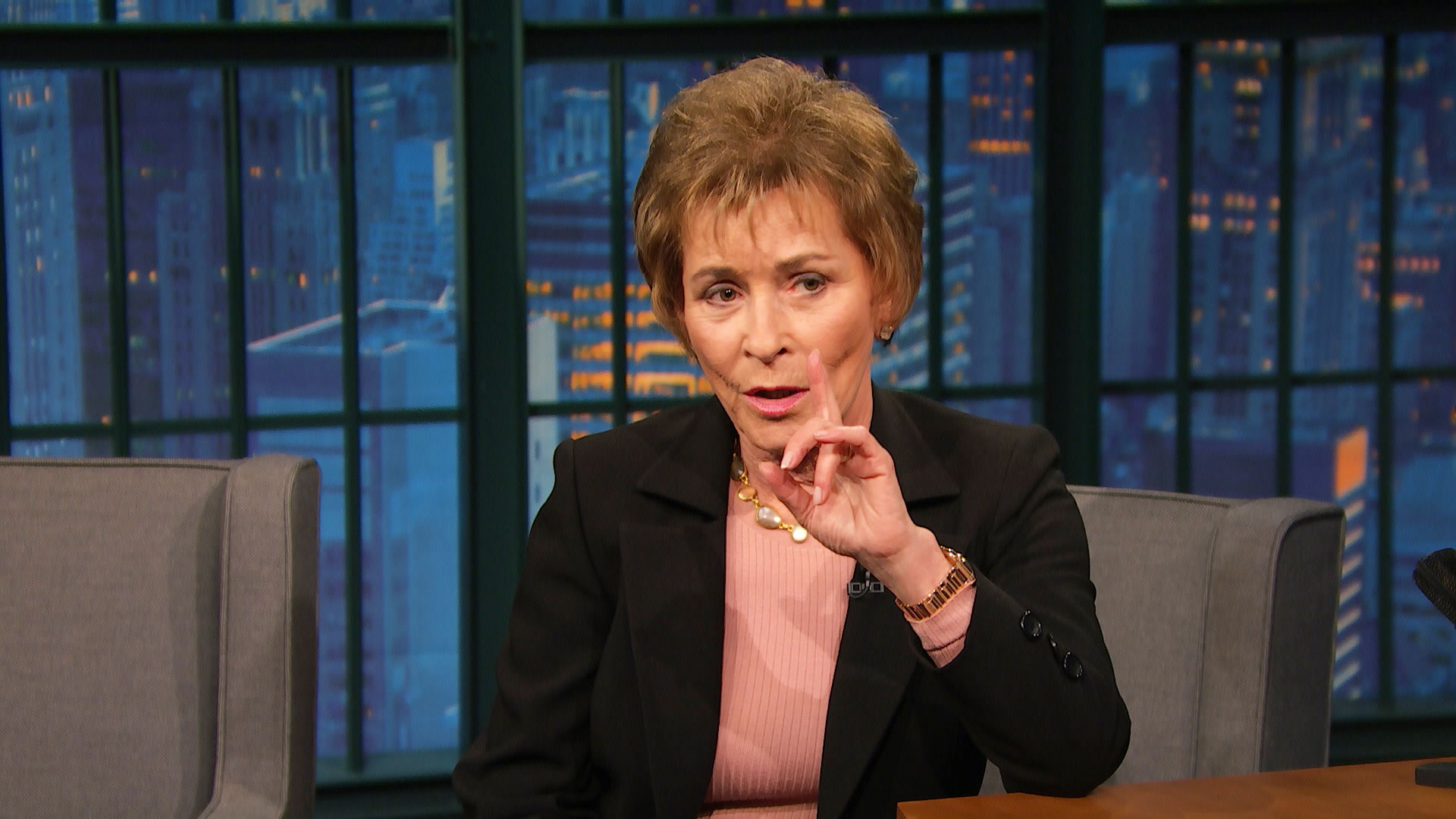 Watch Late Night with Seth Meyers Interview: Judge Judy Hates Littering ...