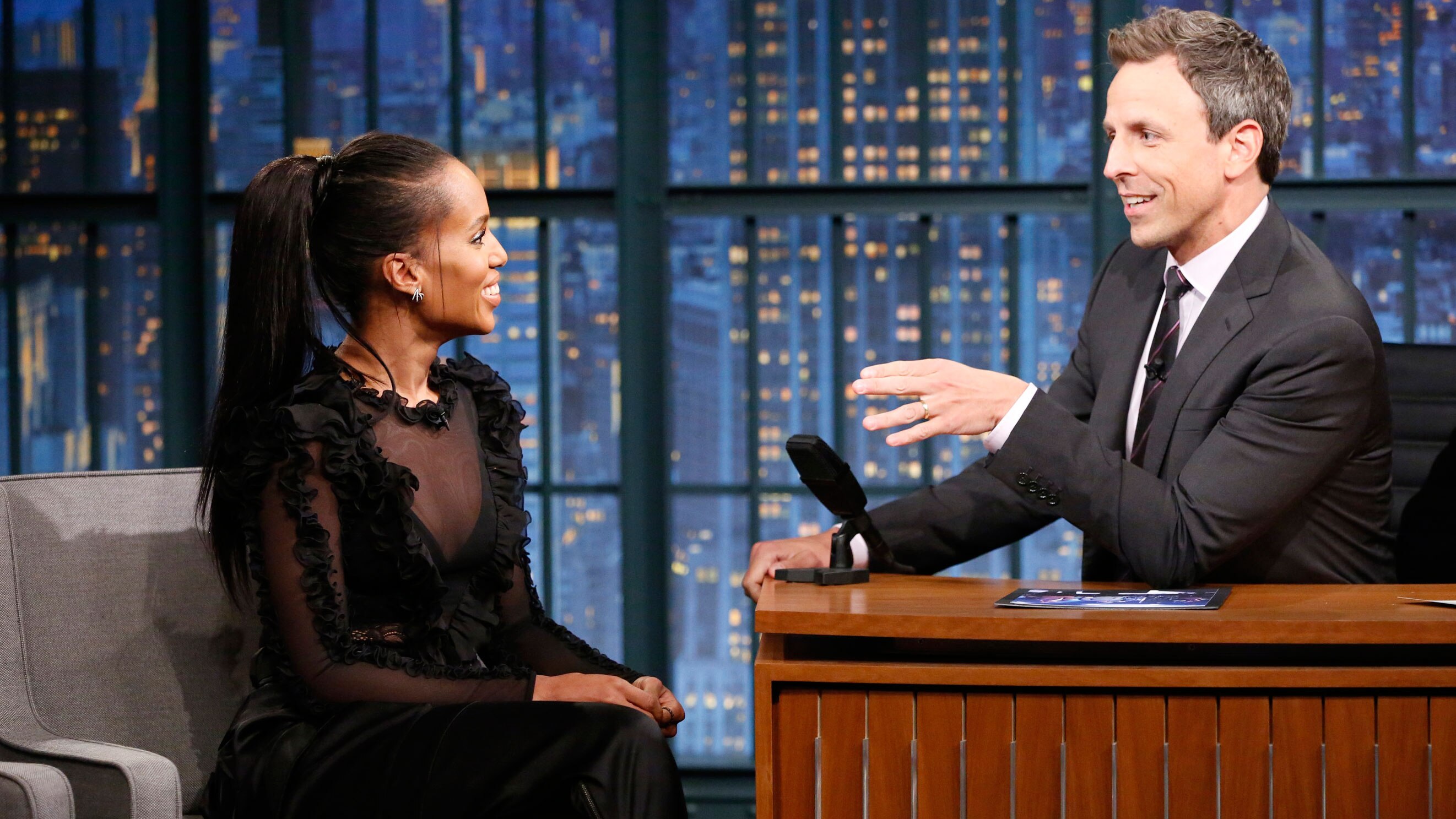 Watch Late Night with Seth Meyers Interview: Kerry Washington Is Best ...