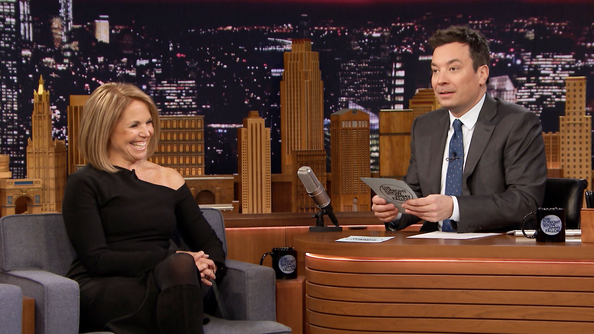 Watch The Tonight Show Starring Jimmy Fallon Interview: Katie Couric ...