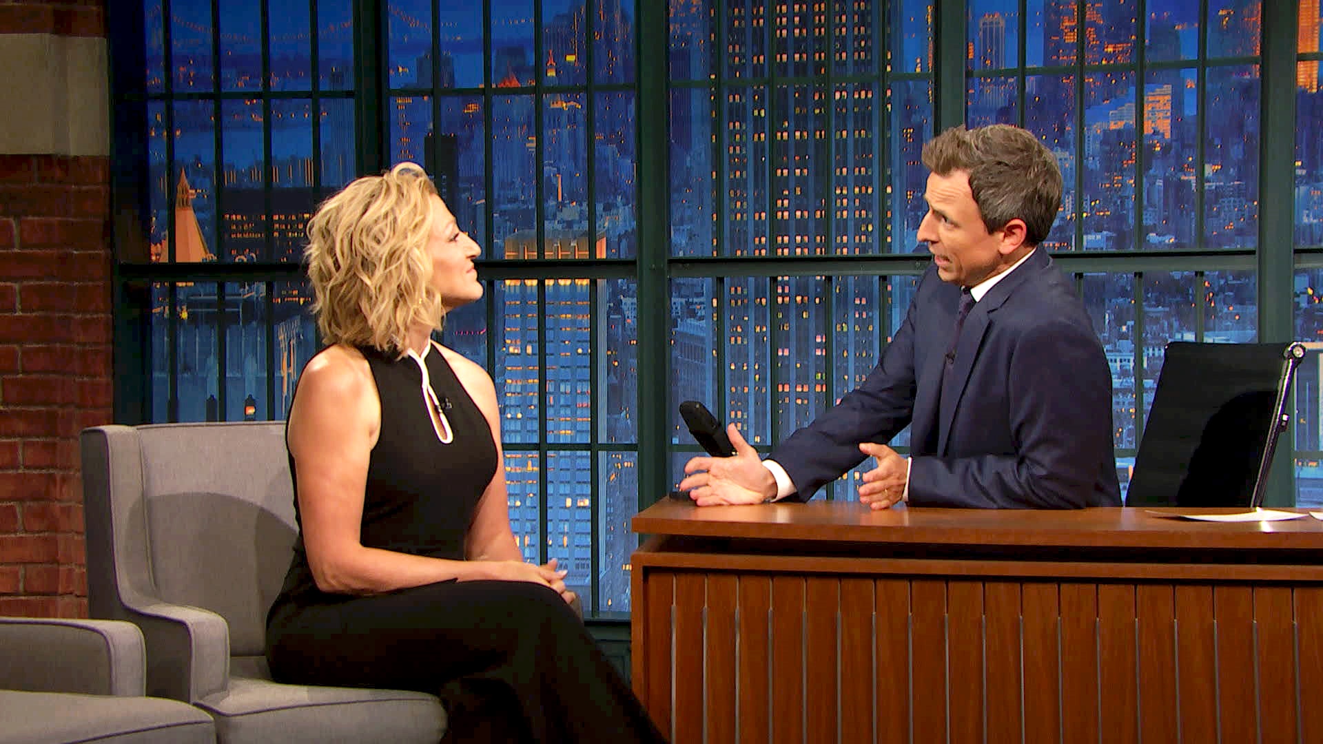 Watch Late Night with Seth Meyers Episode: Edie Falco, Jordan Klepper ...