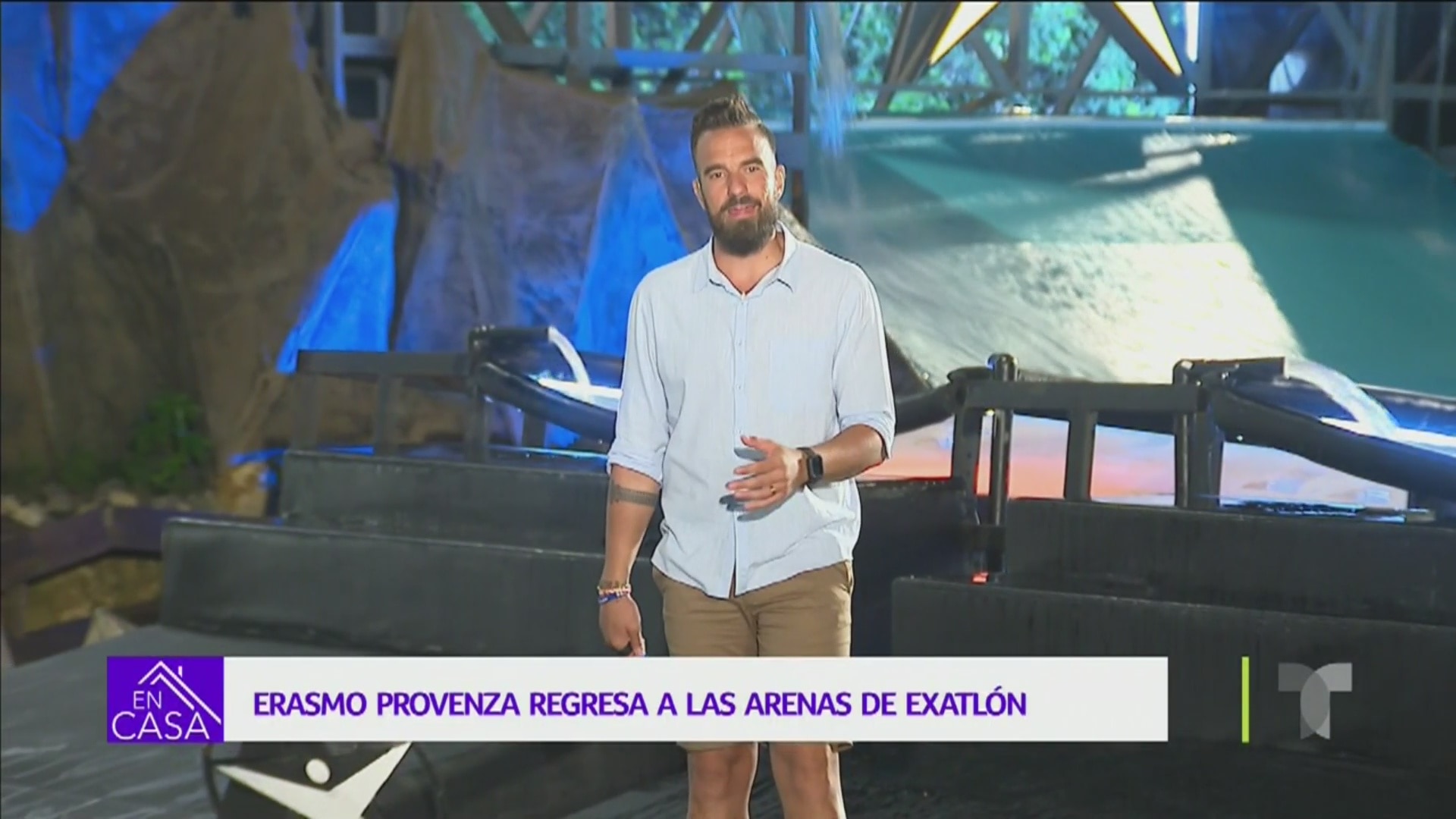 Watch En Casa con Telemundo Highlight: Erasmo Provenza regresa a ...