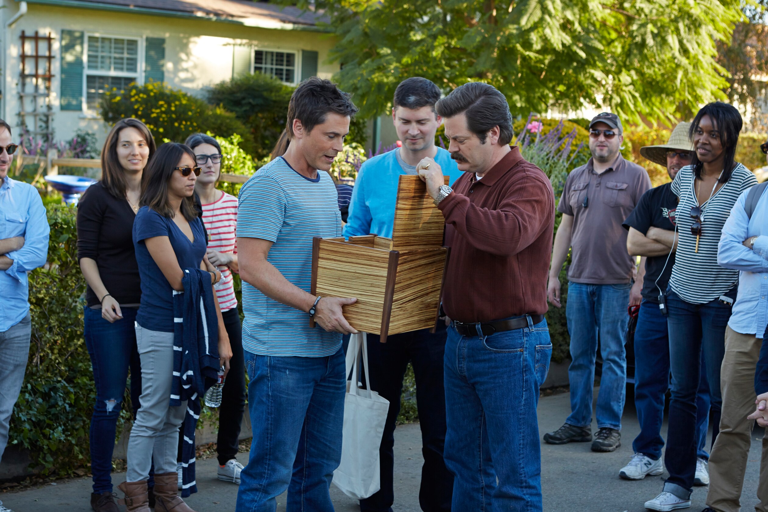 Parks and Recreation: Behind the Scenes: Ann and Chris Photo: 1578876 ...