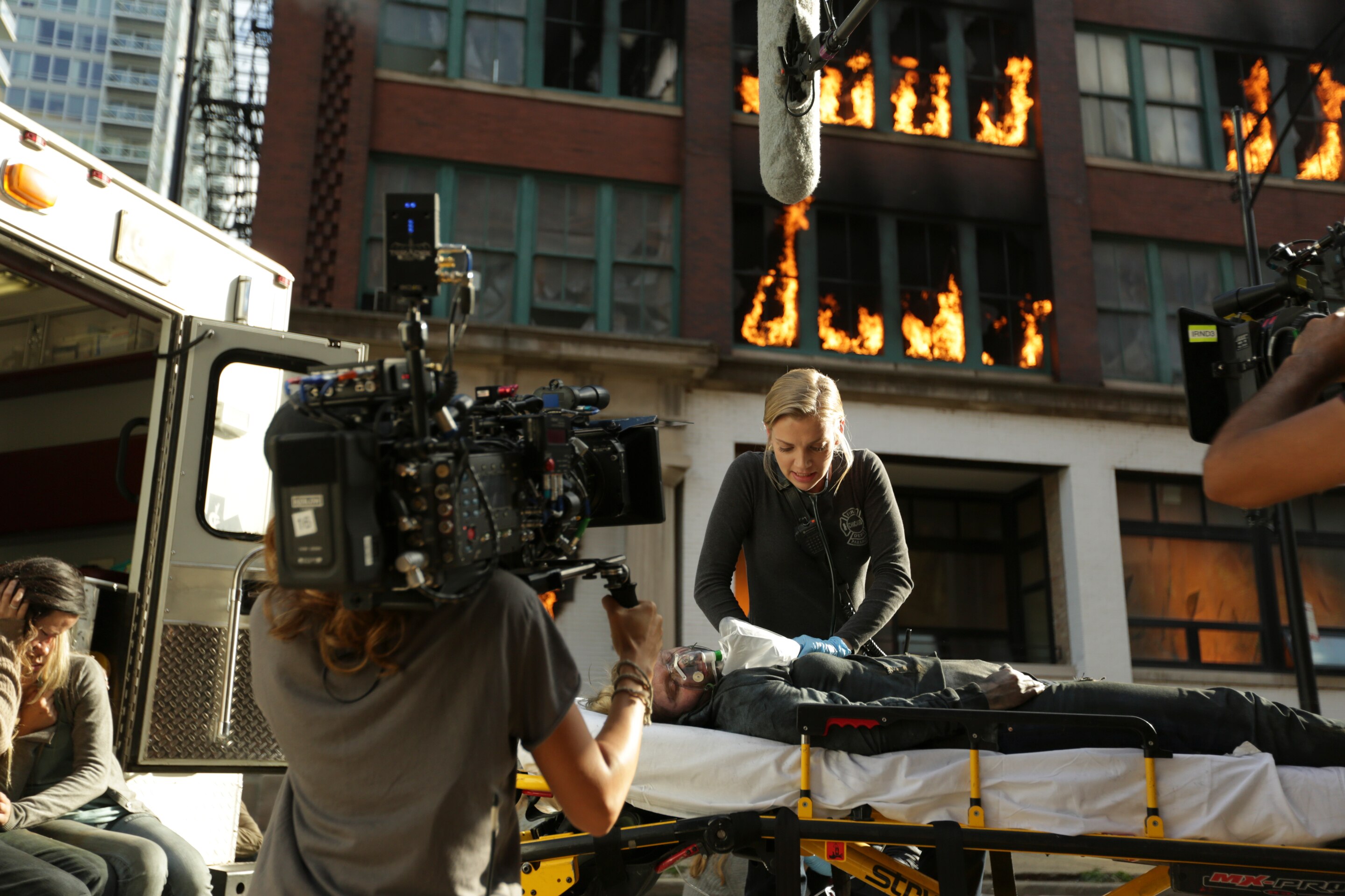 Chicago Fire: Behind the Scenes: Apologies Are Dangerous Photo: 1967426 ...