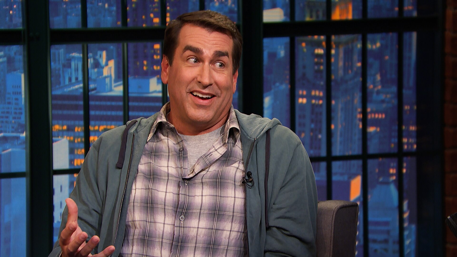 Watch Late Night with Seth Meyers Interview: Rob Riggle's Disastrous ...