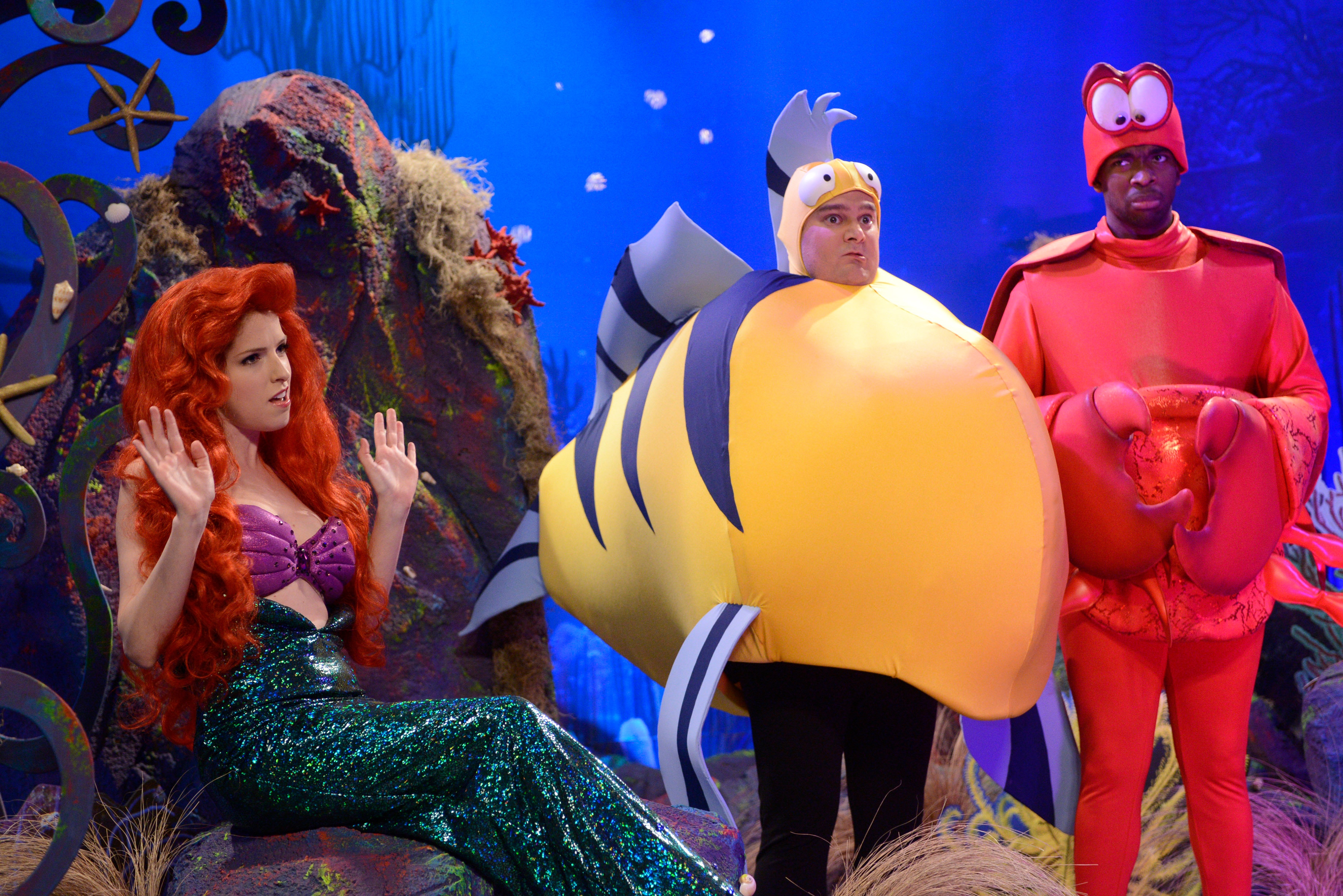 Saturday Night Live: From the Set: Anna Kendrick and Pharrell Williams ...