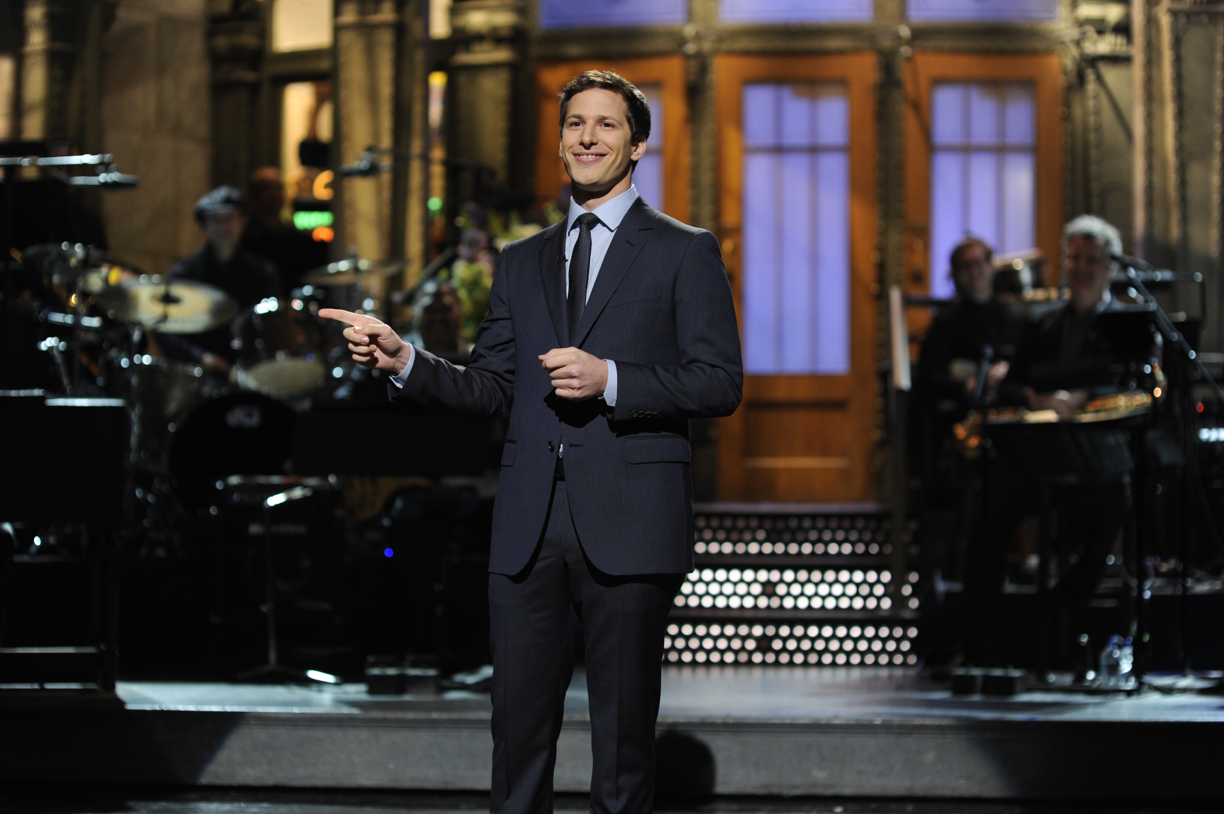 Saturday Night Live: From the Set: Andy Samberg and St. Vincent Photo ...