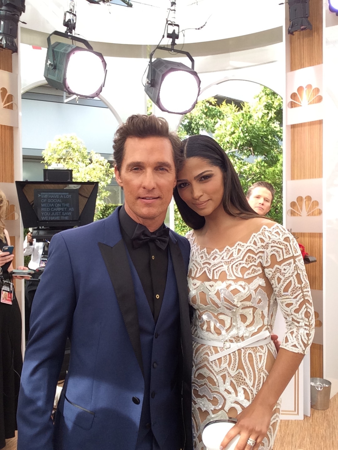 The Primetime Emmy Awards: Emmy Stars Visit the Facebook Selfie Station ...